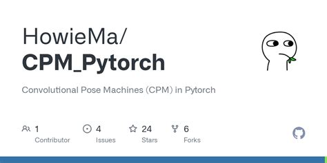 Github Howiemacpmpytorch Convolutional Pose Machines Cpm In Pytorch