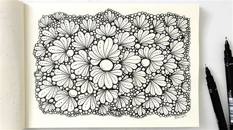 Easy Zentangle Art Doodle Art Zendoodle Youtube