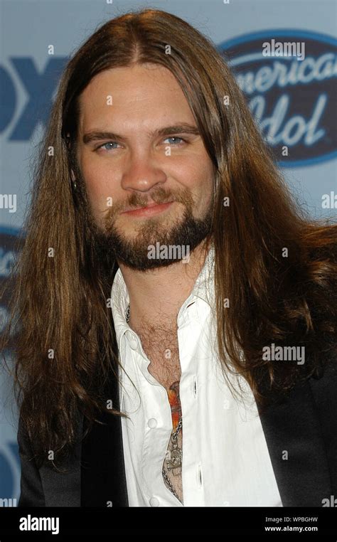 Bo Bice At The American Idol Season 4 Grand Finale Press Room Held At