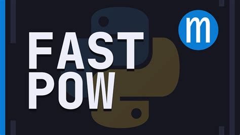 Fast Pow A General Recursive Power Algorithm For More Than Just