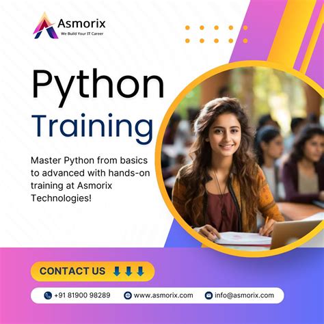 🚀 Master Python And Elevate Your Career Asmorix Technologies