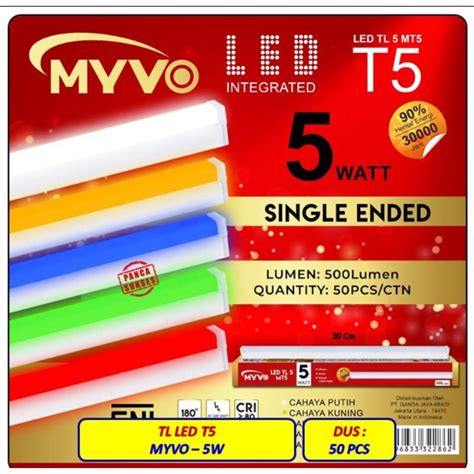 Jual Lampu Tl Led T Watt Myvo Myvo Led T W Modern Minimalis Shopee Indonesia