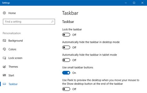 Change Windows Taskbar Icon Button Size