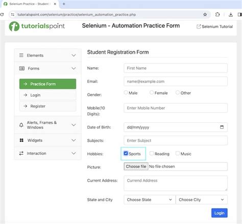 Selenium Webdriver Relative Locators