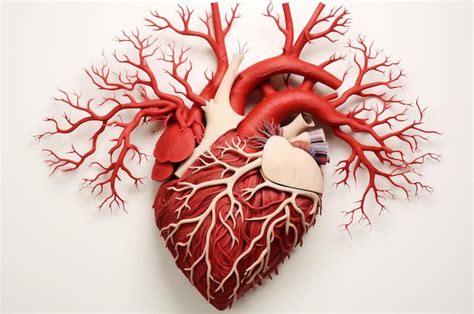 Premium Ai Image 3d Model Concept Of Cardiovascular System