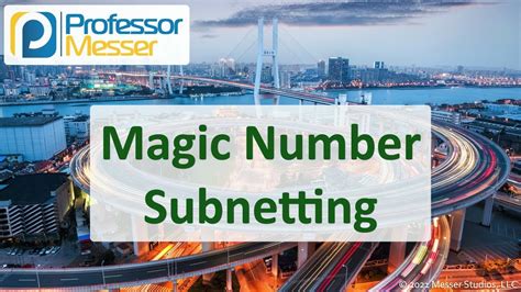 Magic Number Subnetting N10 008 Comptia Network 1 4 Youtube