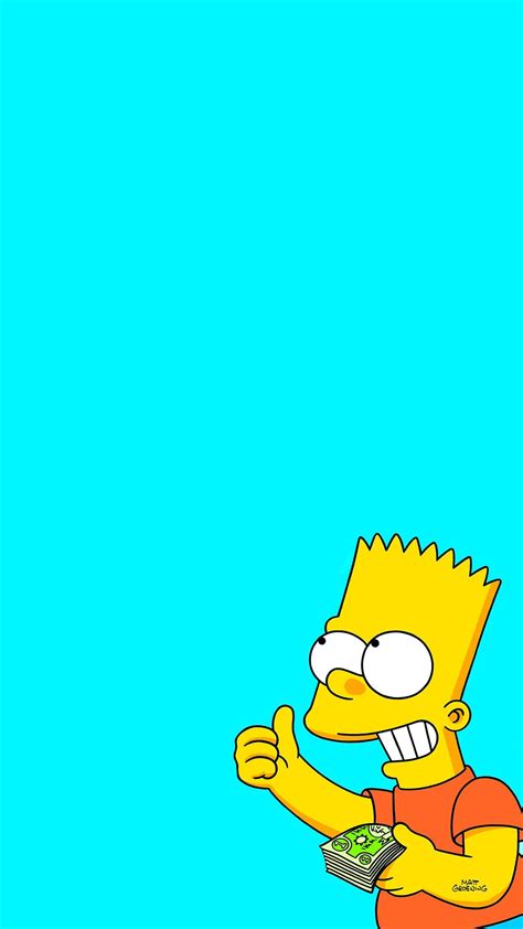 Picture Bart Simpson Aesthetic Wallpapers Wallpaper Cave