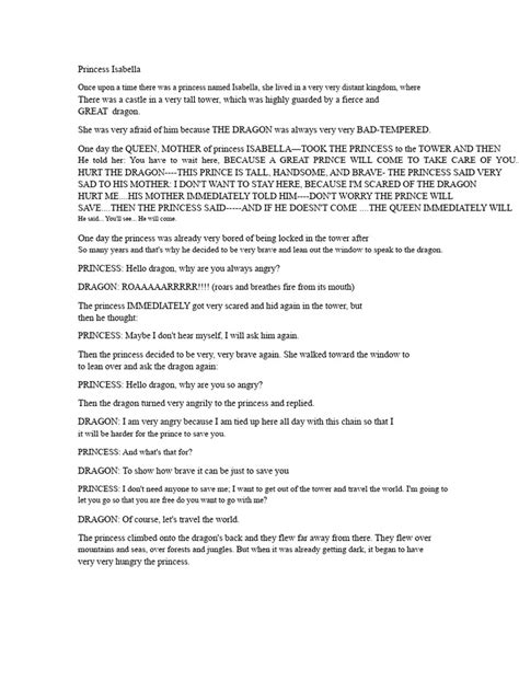 The Story Of Princess Isabelladocx Pdf