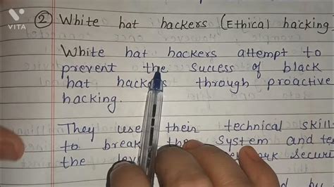 Hacking Types Of Hacking Punishment Of Hacking Lecture 15 Exams Youtube