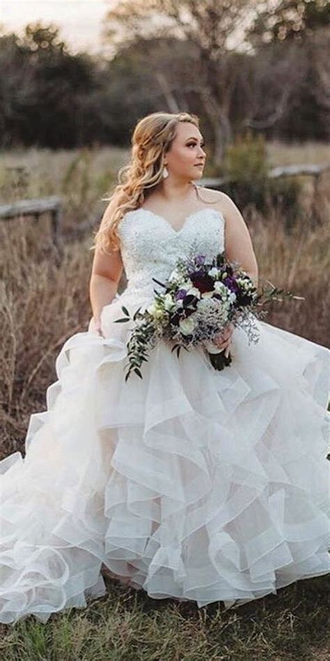Strapless Wedding Dresses Plus Size