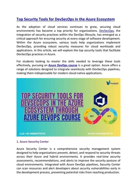 Ppt Azure Devops Training In Hyderabad Azure Devsecops Training