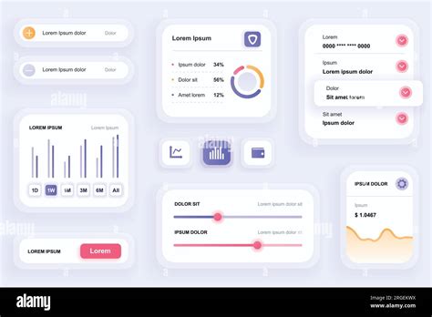 gui toolkit stock vector images alamy