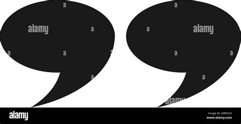 Double Quotation Mark Stock Vector Images Alamy