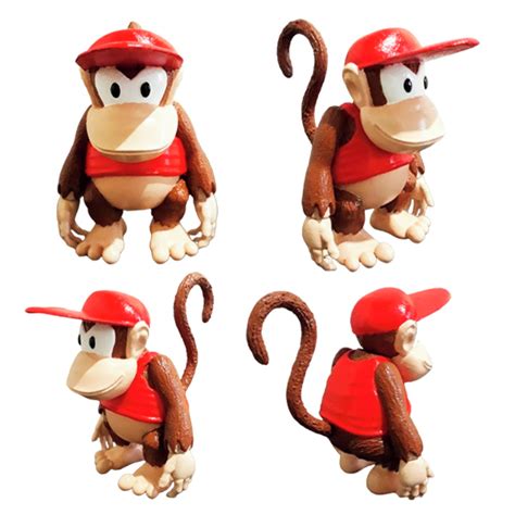 Diddy Kong Rambi Loja Wtm3d Elo7 Produtos Especiais
