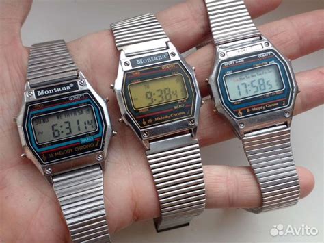 Часы Монтана электронные времен СССР купить в Москве Личные вещи Авито