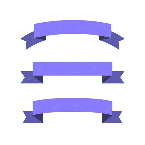 Голубые ленты набор векторных иллюстраций ленты баннеры | Премиум векторы