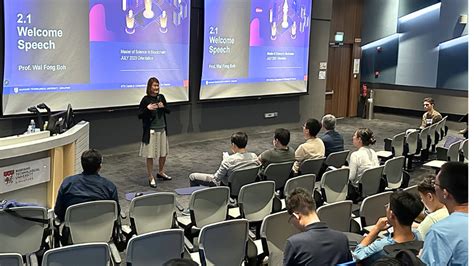 Ntus First Blockchain Masters Orientation Ntu Centre In Computational Technologies For