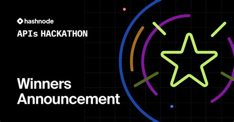 Hashnode Apis Hackathon Winners Announced
