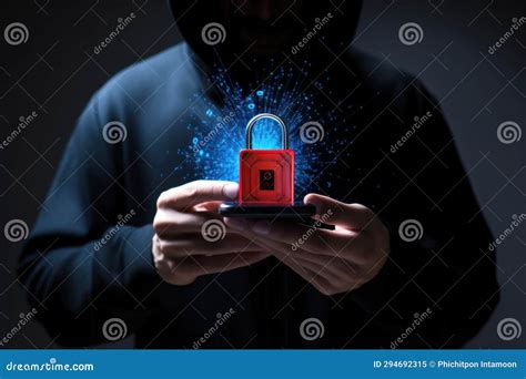 Hacking Man Hack Information Data On The Credit Card Ai Generated