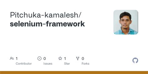 Github Pitchuka Kamaleshselenium Framework