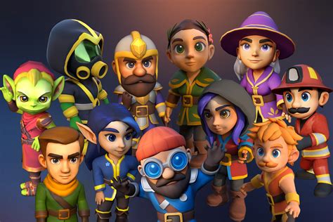 Animated Fantasy Characters Bundle Characters Unity Asset Store