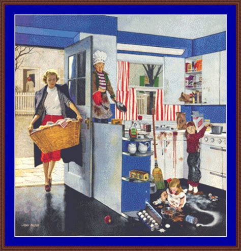 Mothers Little Helpers Advanced Cross Stitch