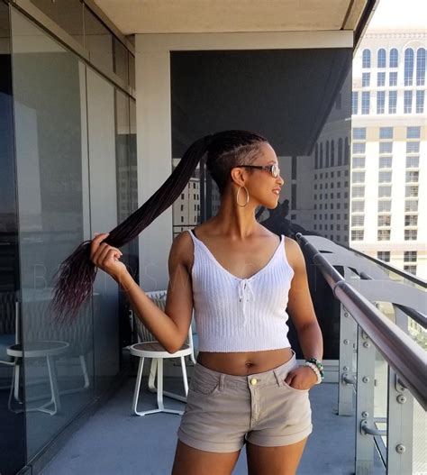 Box Braids With Shaved Sides Thrivenaija