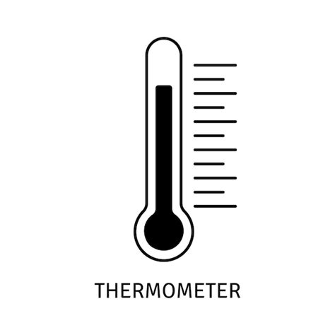 Premium Vector Thermometer Icon Marking High Temperature Flat Vector Illustration