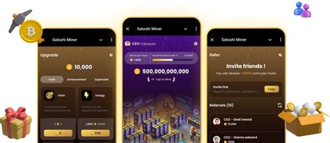 Satoshi Miner Tap To Earn Satoshi Coins And Build Your Mining Empire