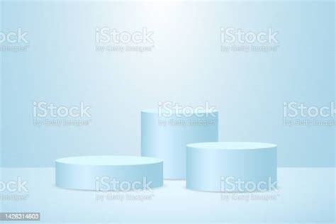 미니멀리스트 연단과 추상적 인 배경 구성을 렌더링하는 3d 벡터 장면 제품 디스플레이를위한 기하학 플랫폼 모양 장면의 3d 일러스트 모의 장면 현대 상을 위한 무대 0명에