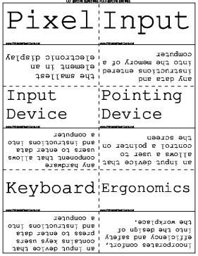 Computer Technology Flash Cards Flashcards Computer Technology Science Topics