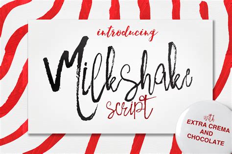 Milkshake Script Script Fonts ~ Creative Market