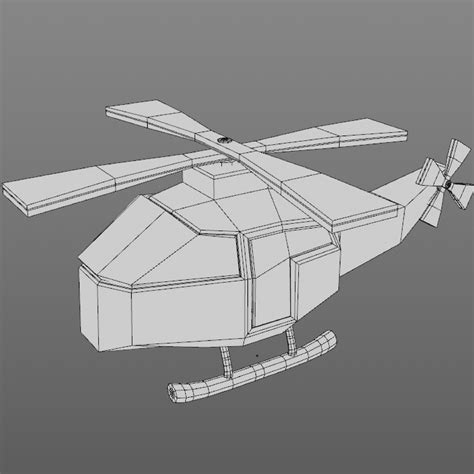 만화 헬리콥터 팩 3d 모델 12 C4d Free3d