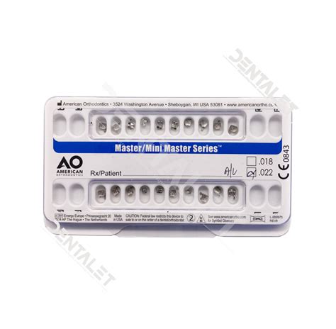 Brackets Conventionnels Mini Master Dentalet