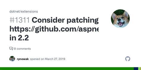 Consider Patching Aspnetextensionsissues1041 In 2