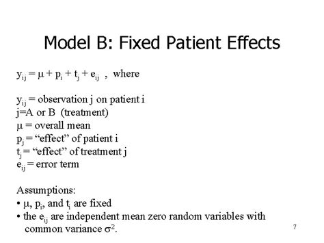 Introduction To Mixed Effects And Repeated Measures Models