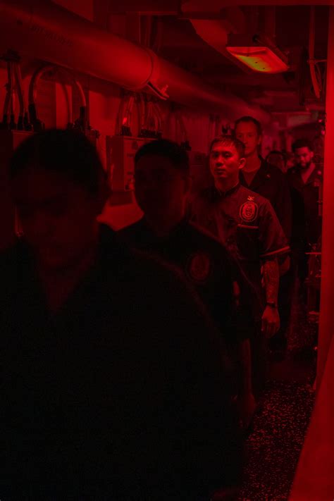 Dvids Images Uss Tripoli Sailors Conduct Mass Egress Drill [image