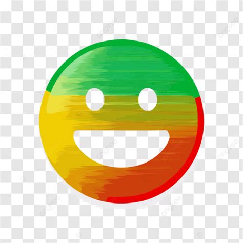 녹색으로 웃는 둥근 아이콘 벡터 흰색 배경에 일본 이모티콘의 단순한 다채로운 아이콘 그림자 없음 작은 프레임 중앙 Png 일러스트 및 벡터 에 대한 무료 다운로드