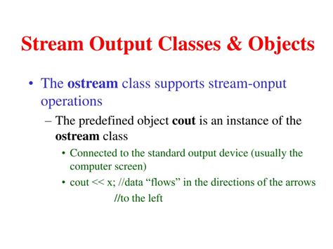 Ppt C Stream Inputoutput Powerpoint Presentation Free Download