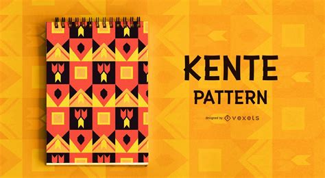 Kente Style Pattern Design Vector Download