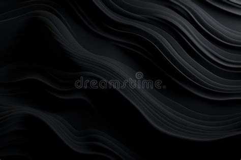 An Elegant Black Wave Abstract Background That Captivates And Intrigues
