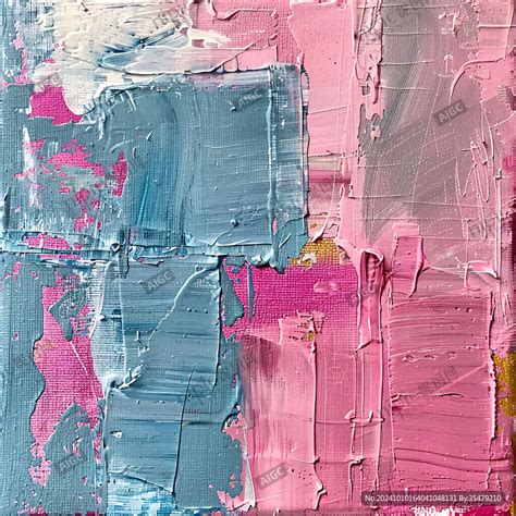 Ai创作图大块油画肌理 画布笔触 油画笔触 厚油画色块 油画质感色块 粉色画 块状油画 笔触油画 油画布抽象 艺术油画纹理 油画笔触画布油彩 油画肌理笔触 油画笔触颗粒 具有各种形状和颜色的