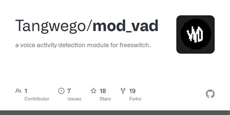 Github Tangwego Mod Vad A Voice Activity Detection Module For Freeswitch