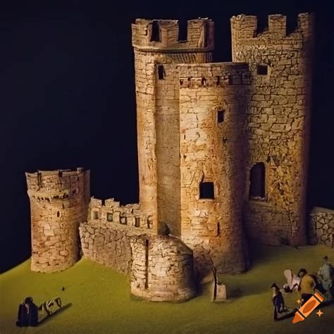 Norman Castle Diorama On Craiyon