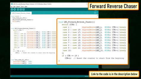 LED Chaser Circuits Using IC4017 And Arduino Arduino Maker Pro