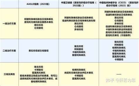 晚期肝癌治疗方案再创新突破！全新肝癌指南告诉你选哪个更好 知乎