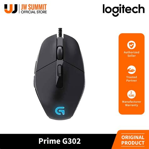 Logitech Daedalus Prime G302 Moba Gaming Mouse Metal Button Tensioning System Delta Zero