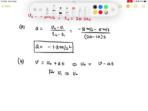 SOLVED At T S A Particle Is Moving From Left To Right With A Speed Of M S At T