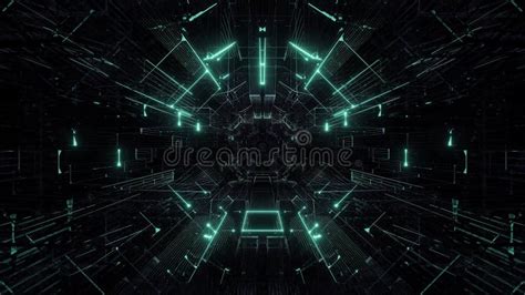 Technical Wireframe Visual 3d Rendering Design Stock Illustration Illustration Of Rendering