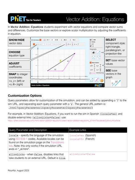 Vector Addition Equations Html Guide En Download Free Pdf Euclidean